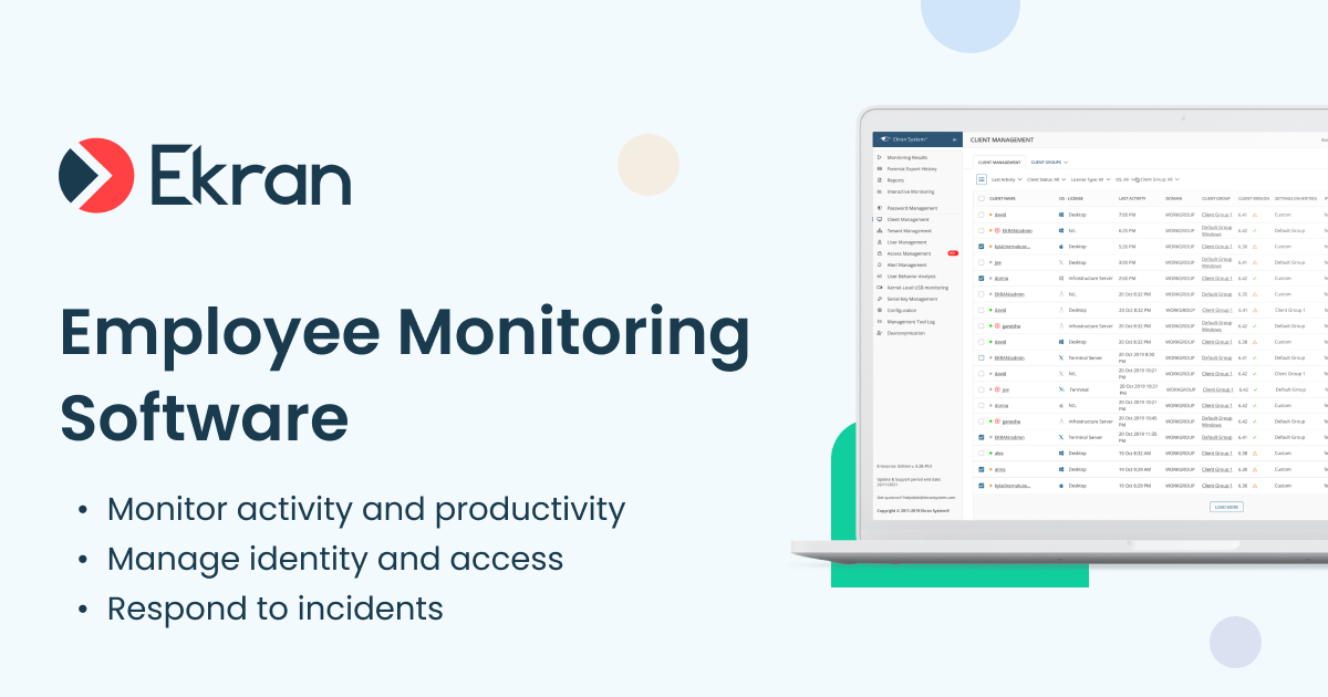 Employee Computer Monitoring Software Syteca